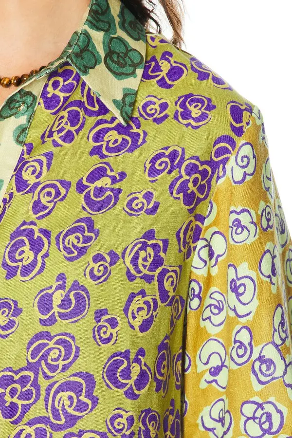 ALEMAIS Patty Spliced Shirt