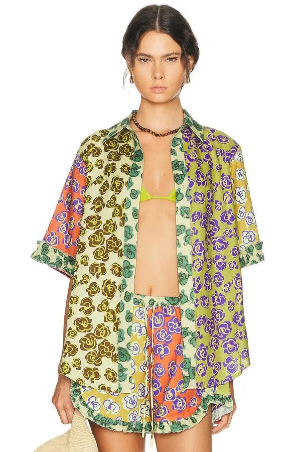 ALEMAIS Patty Spliced Shirt