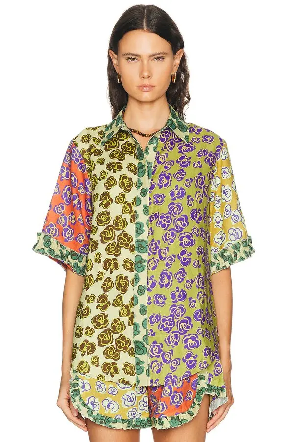 ALEMAIS Patty Spliced Shirt