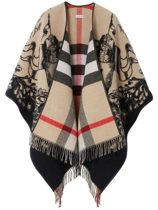 Burberry Wool Poncho