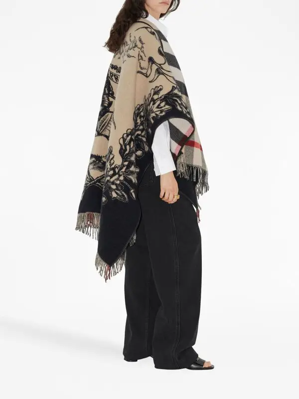 Burberry Wool Poncho