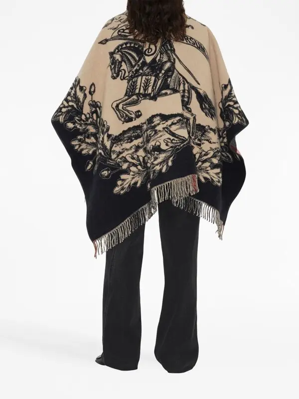 Burberry Wool Poncho