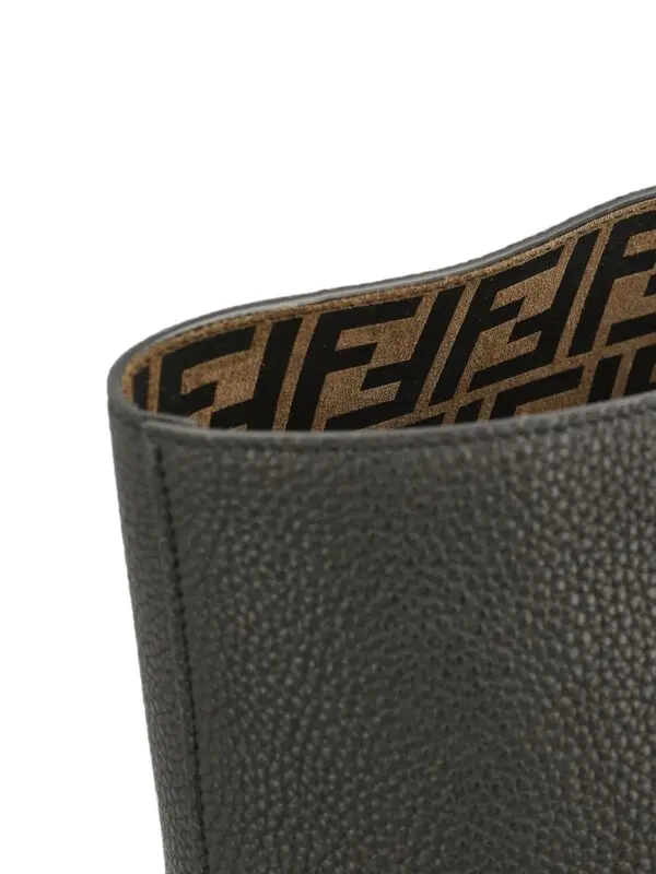 Fendi Roll Medium Leather Tote Bag