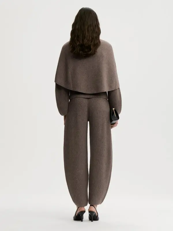 BY MALENE BIRGER Carmela Ribbed Wool Trousers