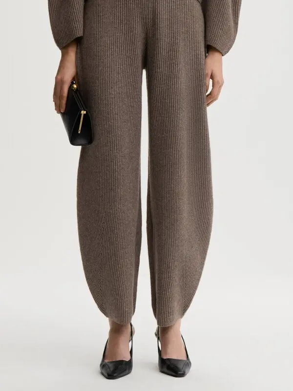 BY MALENE BIRGER Carmela Ribbed Wool Trousers