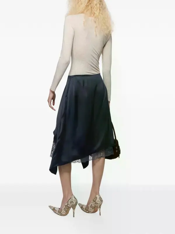 Acne Studios Layered Satin Skirt