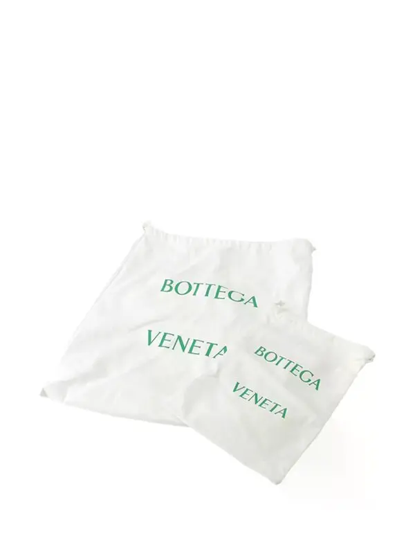 Bottega Veneta 2012-2026 Mini Lambskin Intreccio Arco Tote Satchel - Black