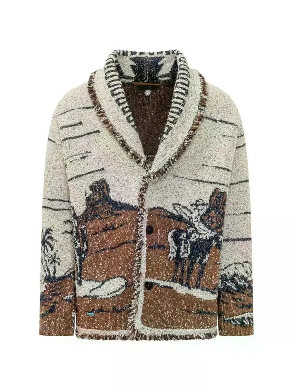 Alanui Fringe-trimmed Cardigan