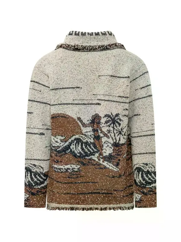 Alanui Fringe-trimmed Cardigan