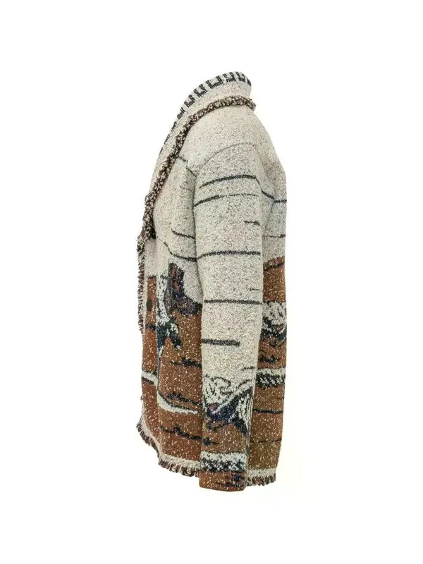 Alanui Fringe-trimmed Cardigan