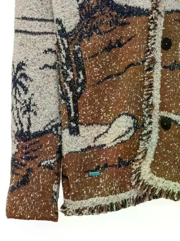 Alanui Fringe-trimmed Cardigan