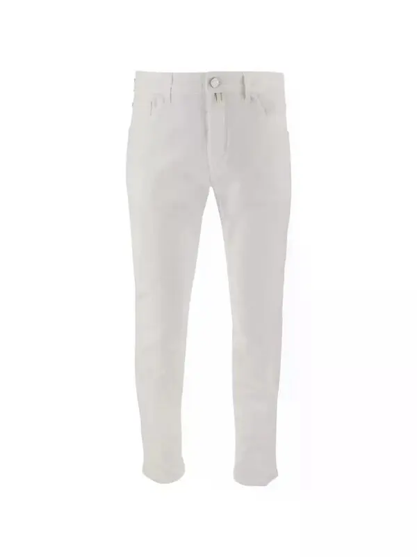 Jacob Cohen Logo-patch Straight-leg Jeans