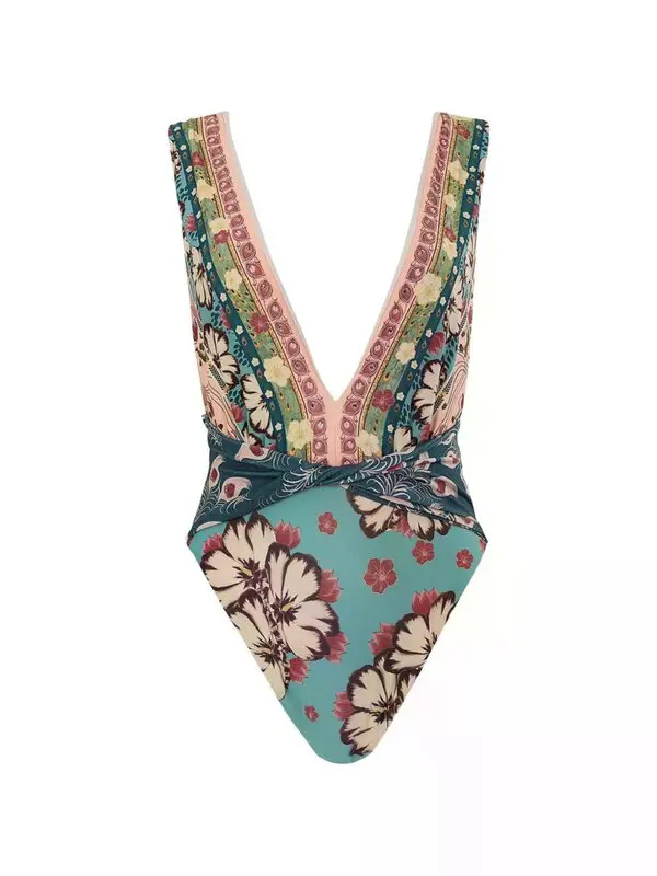 Agua Bendita One-piece Swimsuit - Blue