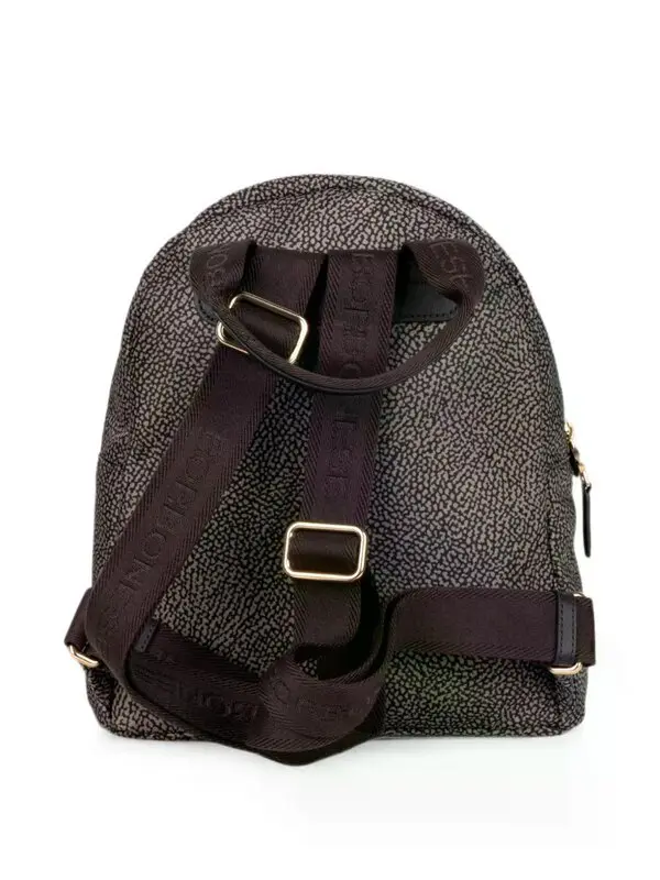 Borbonese B-club Op-print Front-zip Backpack