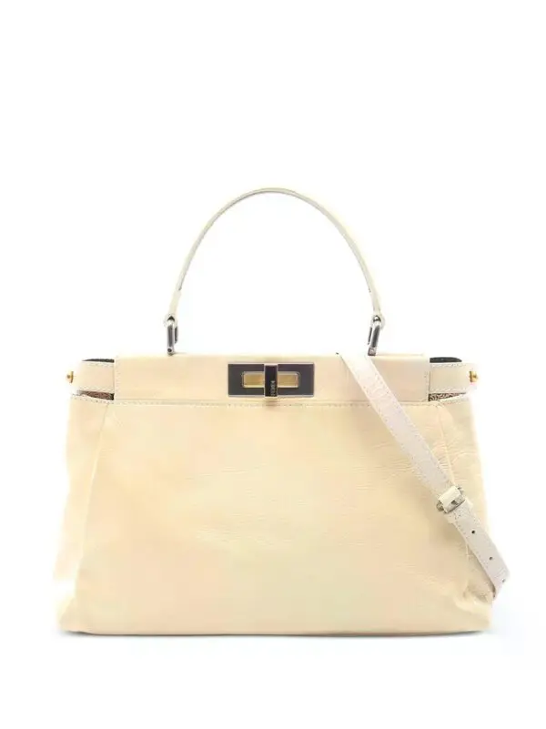 Fendi 2000s Peekaboo Handbag - Neutrals