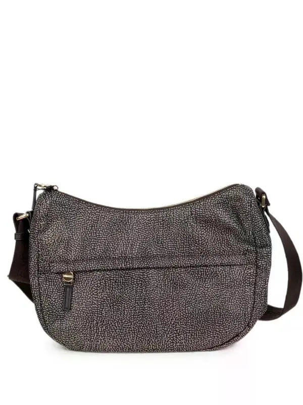 Borbonese B-club Op-print Zip-fastening Shoulder Bag