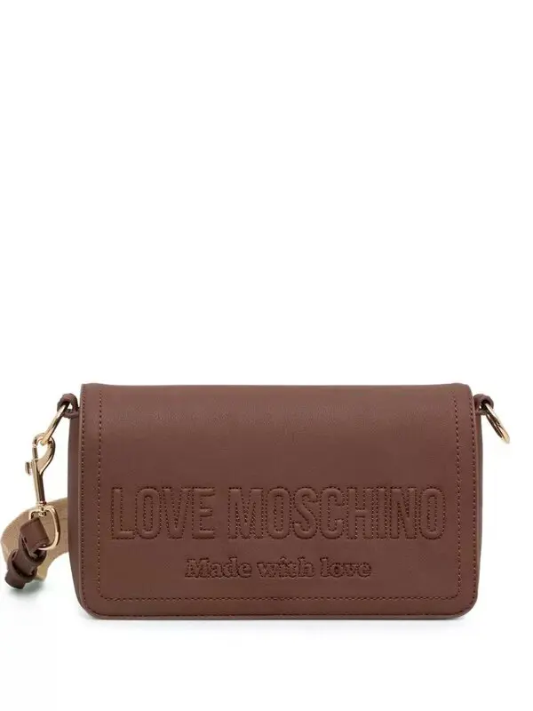 Moschino Logo-debossed Cross Body Bag