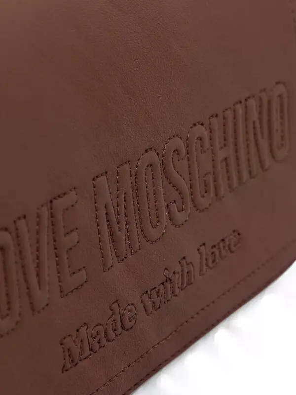 Moschino Logo-debossed Cross Body Bag