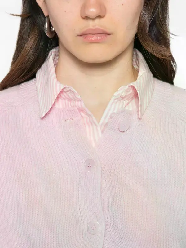 Eric Bompard Raglan-sleeved Cardigan - Pink