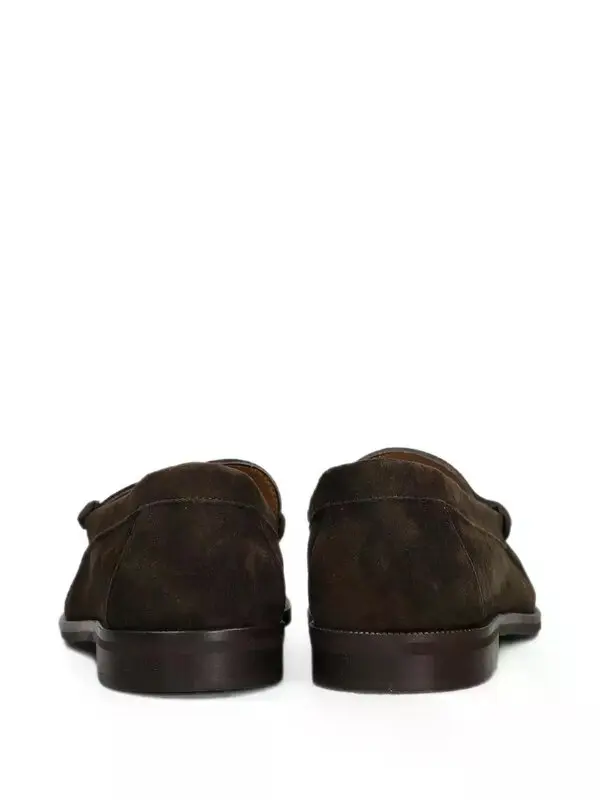 JULIE DEE Suede Slip-on Loafers