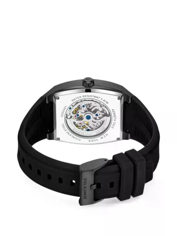 KENNETH COLE Skeleton Tonneau 40mm Watch