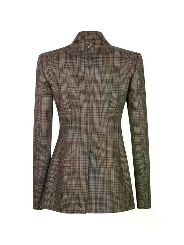 DONDUP Check-pattern Double-breasted Jacket