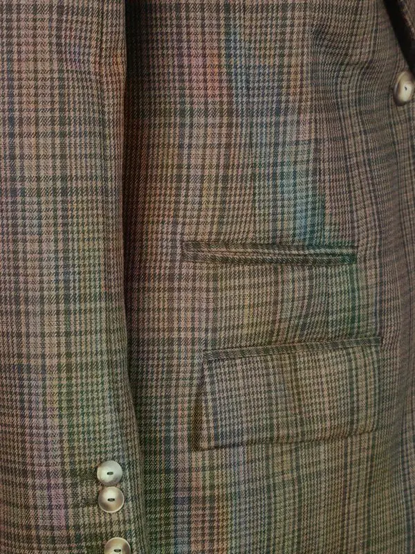 DONDUP Check-pattern Double-breasted Jacket
