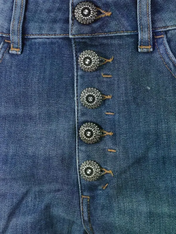 DONDUP Button-fly Cropped Jeans