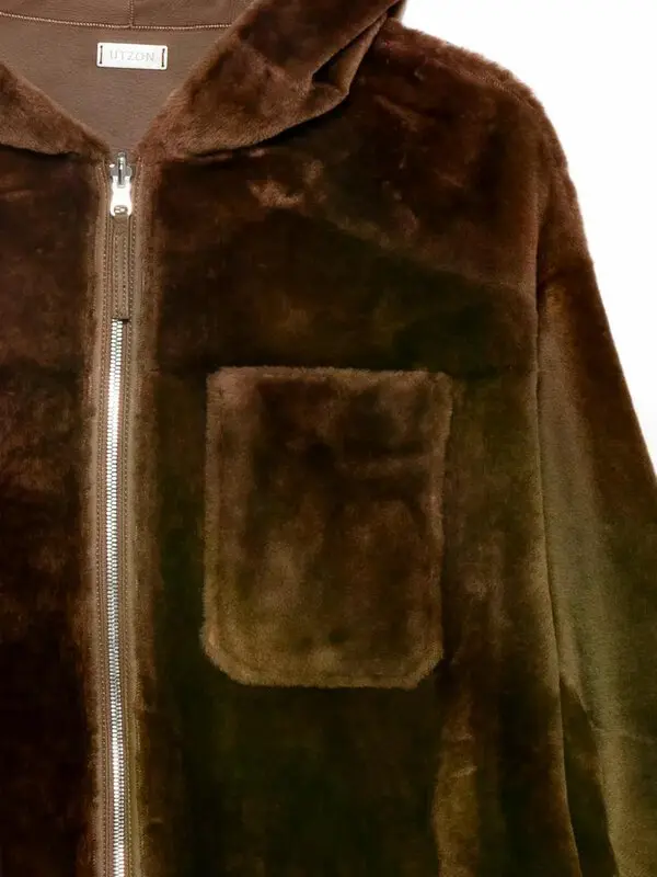 UTZON Hooded Chest-pocket Reversible Jacket