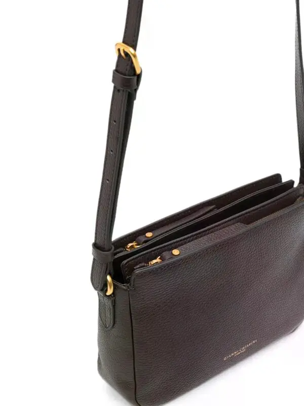 GIANNI CHIARINI Laura Leather Shoulder Bag