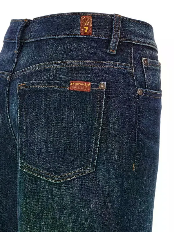 7 For All Mankind Stovepipe Flared-leg Jeans