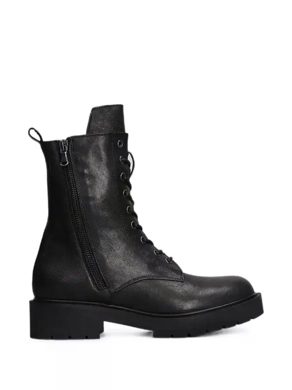 JULIE DEE Lace-up Combat Boots