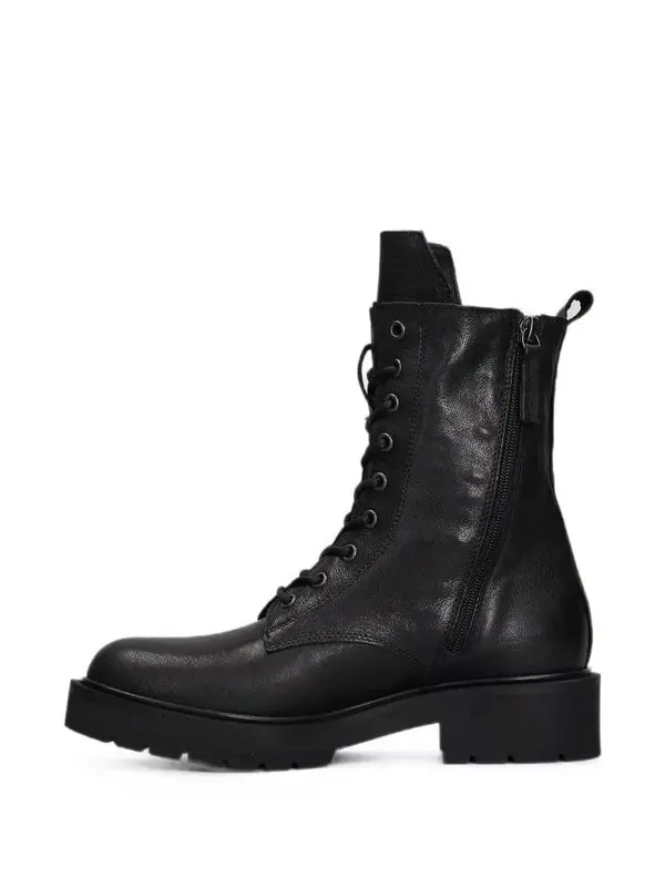 JULIE DEE Lace-up Combat Boots
