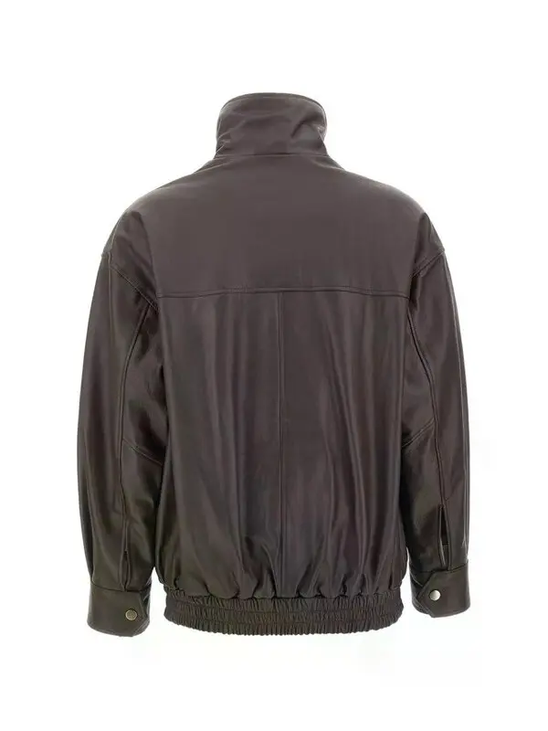 KAOS Leather Bomber Jacket