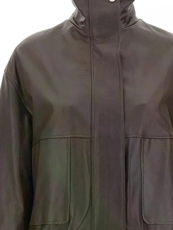 KAOS Leather Bomber Jacket
