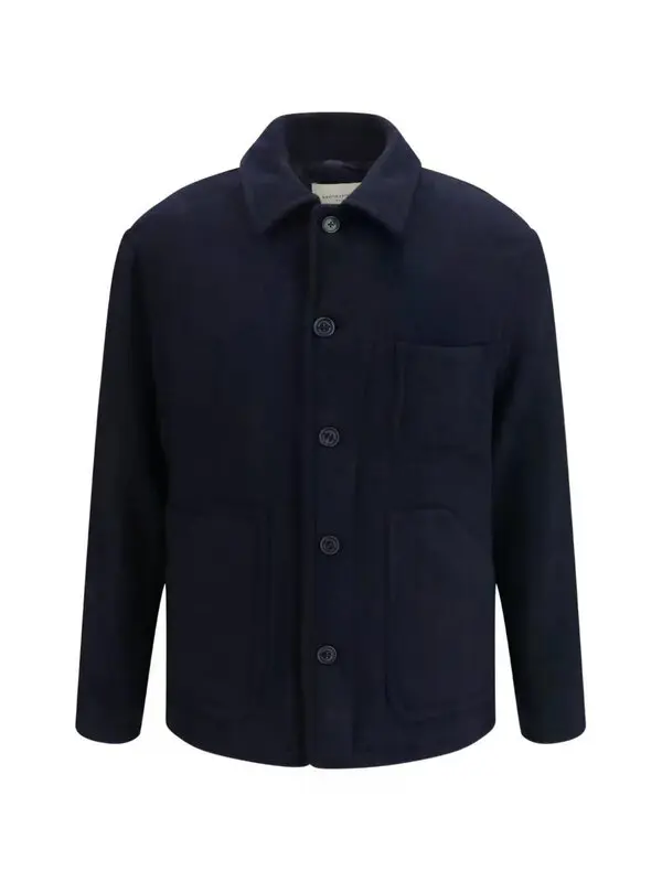 BROOKSFIELD Button-up Patch-pocket Sweater