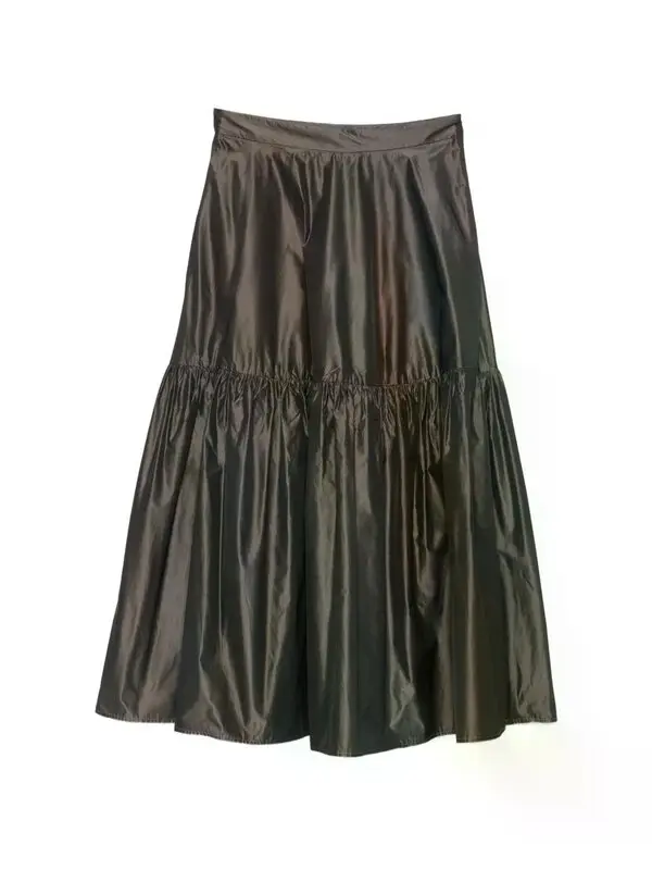 ROSSO 35 Zip-fastening Midi Skirt