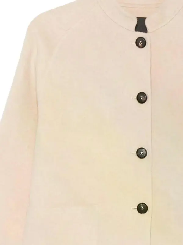 ROSSO 35 Button-fastening Raglan-sleeve Jacket