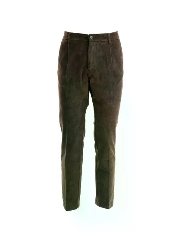 CRUNA Corduroy Trousers With Belt Loops