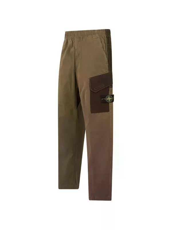 Stone Island Organic Panama Cotton + Nylon Cargo Trousers