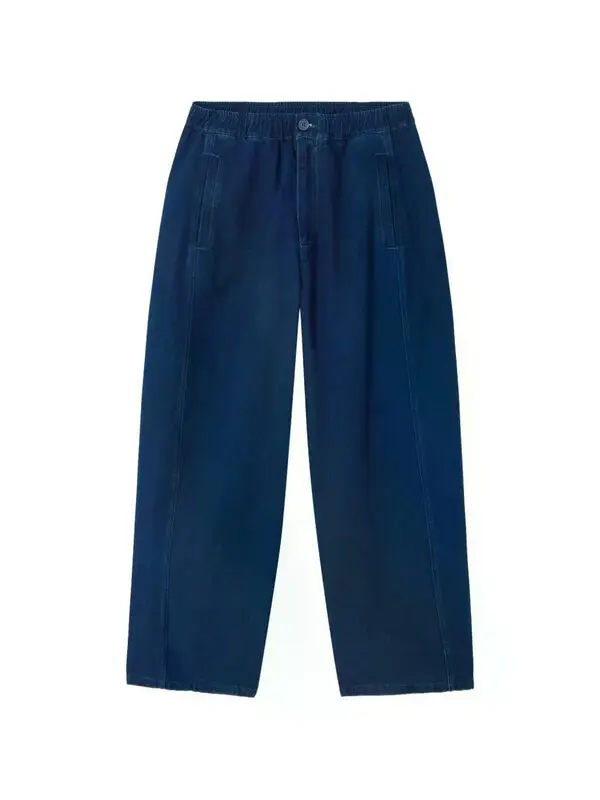 American Vintage Elasticated-waist Straight-leg Trousers