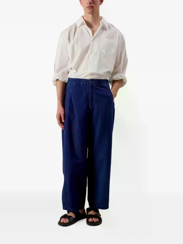 American Vintage Elasticated-waist Straight-leg Trousers