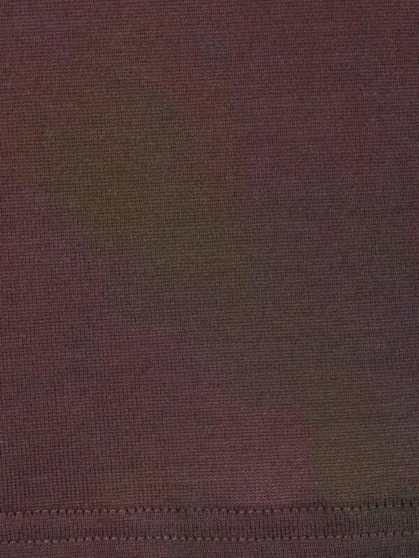 Eleventy Layered-neck Short-sleeve T-shirt - Brown