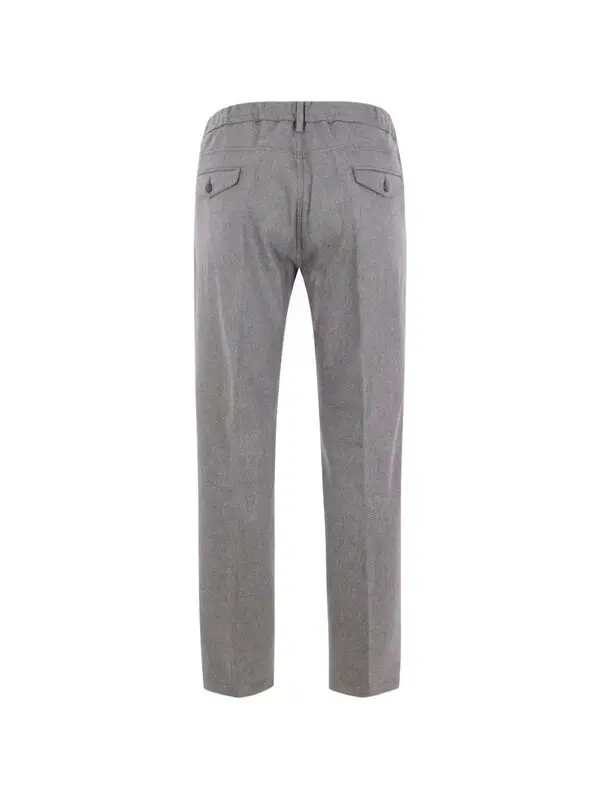 Eleventy Drawstring-waist Melange Trousers