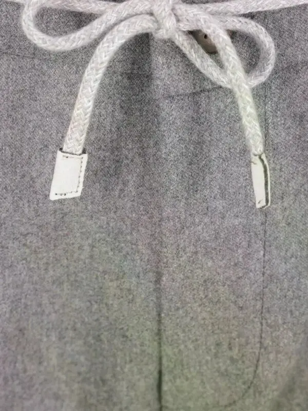 Eleventy Drawstring-waist Melange Trousers