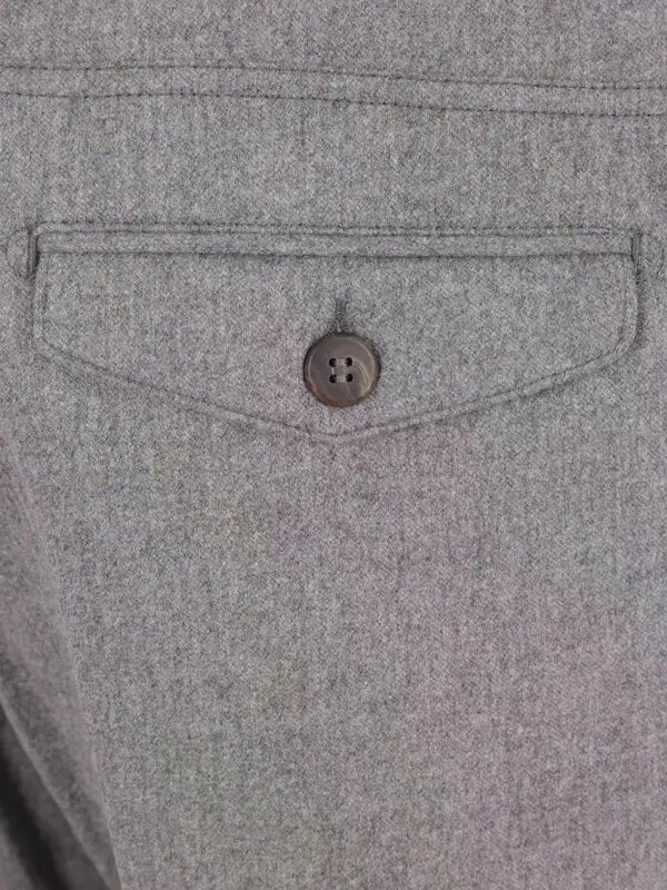 Eleventy Drawstring-waist Melange Trousers