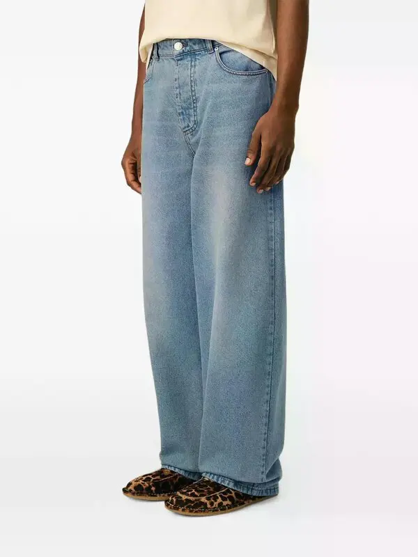 AMI Paris Baggy-fit Cotton Jeans