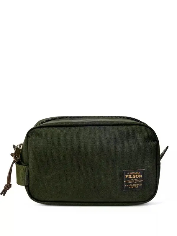 Filson Logo-patch Zip-around Pouch - Green