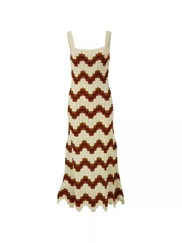 Escvdo Marea Hand-crocheted Maxi Dress