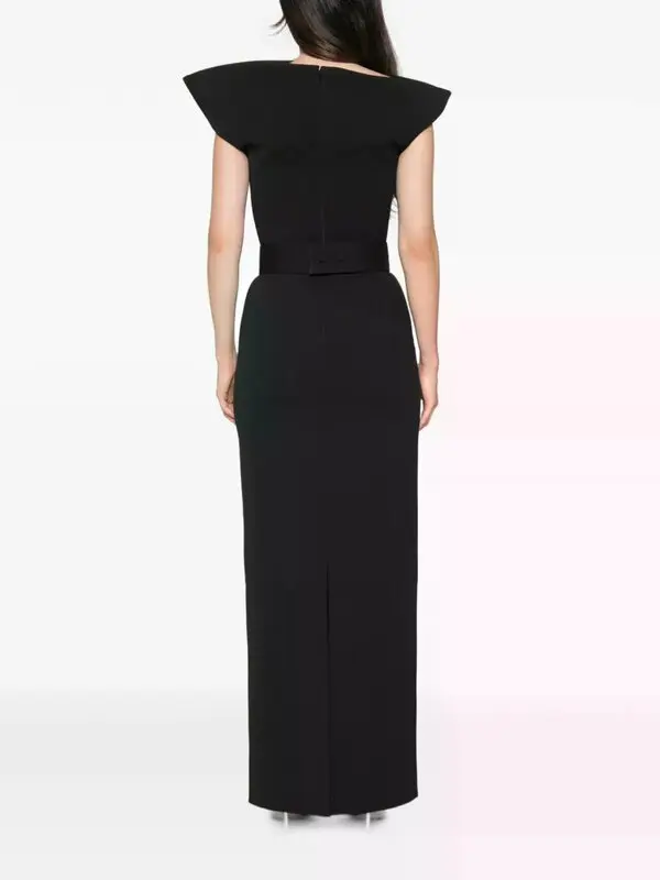 Solace London Faro Belted Maxi Dress